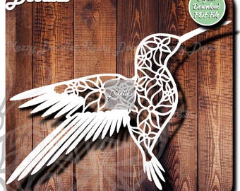 Hummingbird template | Etsy