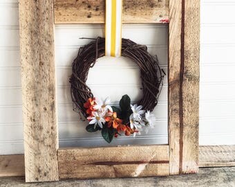 Reclaimed wood frame | Etsy