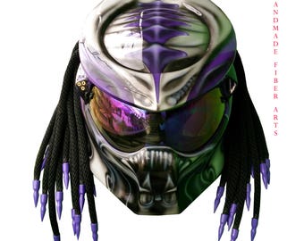 Predator helmet vinyl decal