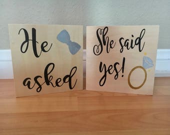 He asked she said | Etsy