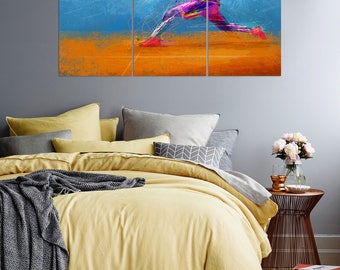 Abstract tennis art | Etsy