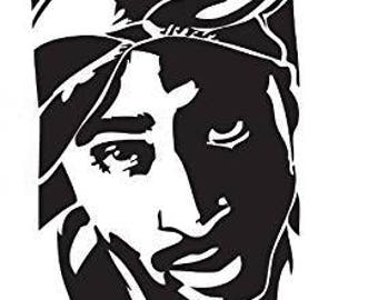 Tupac sticker | Etsy