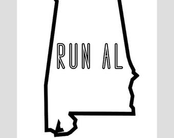 Alabama decal | Etsy