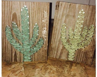 Cactus string art | Etsy