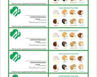 Girl scout template | Etsy