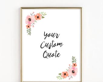 Quote template | Etsy