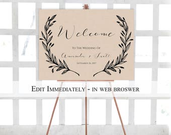 Rustic welcome sign | Etsy