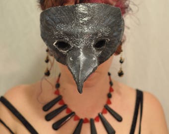 Crow mask | Etsy