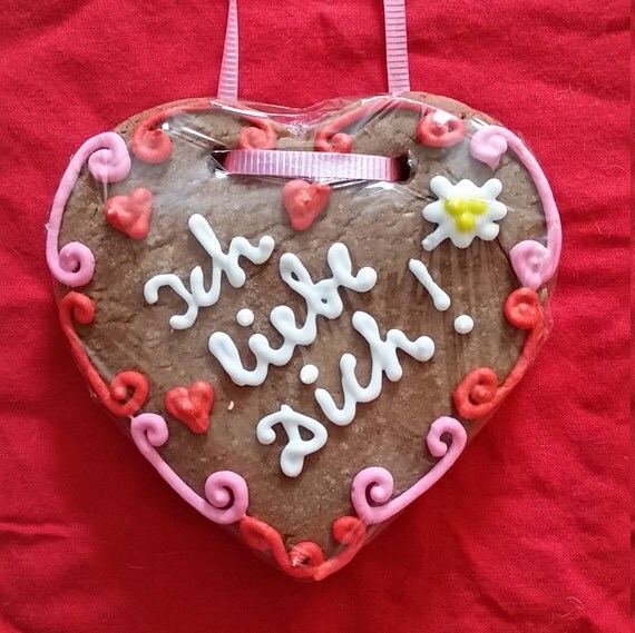 Gingerbread Hearts to Buy -German Heart Cookies for your Schatzi! | A ...