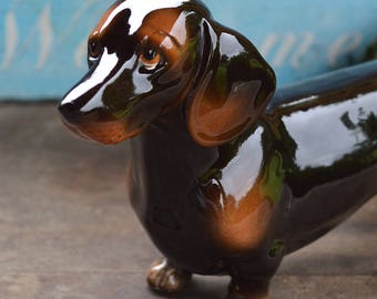 Dachshund Vintage Hot Dog Label Art