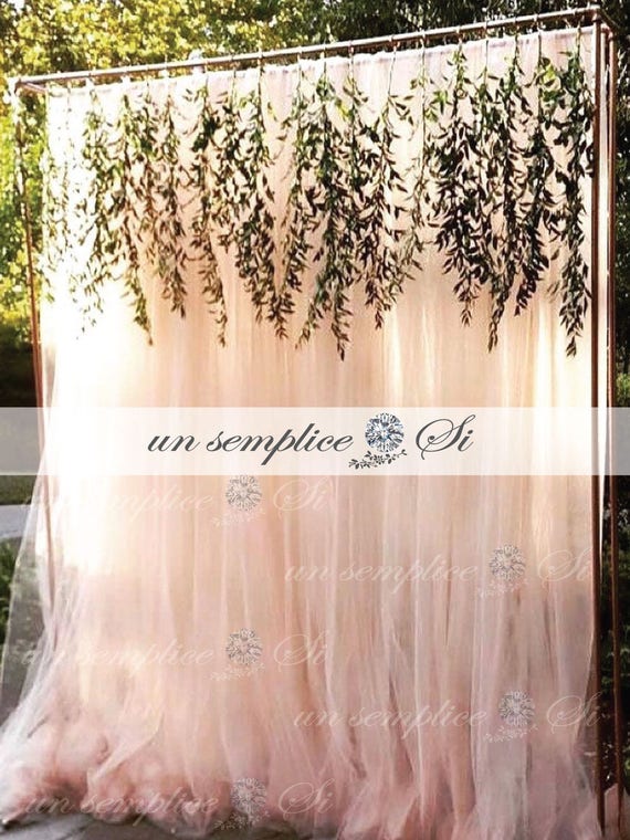 TULLE CHIFFON BACKDROP Chiffon Backdrop Tulle backdrop