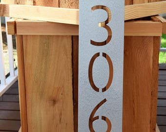 Rustic address sign | Etsy