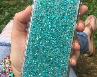 Glitter phone case | Etsy