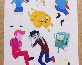 Princesses of Adventure Time Stickers 12pk