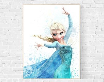 Frozen wall art | Etsy