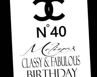 Chanel themed party | Etsy