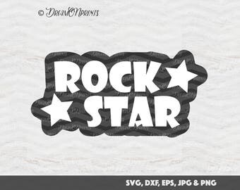 Rock star svg | Etsy