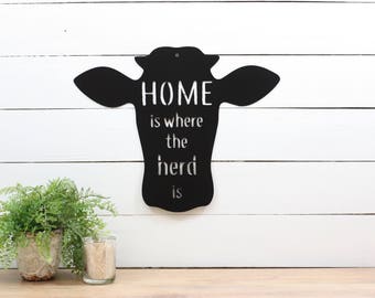 Cow signs | Etsy