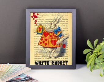 White Rabbit in the Wonderland based on the picture of John