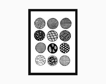 Simple art print | Etsy