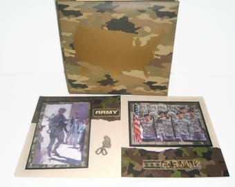 Military scrapbook | Etsy