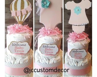 Mini diaper cakes | Etsy