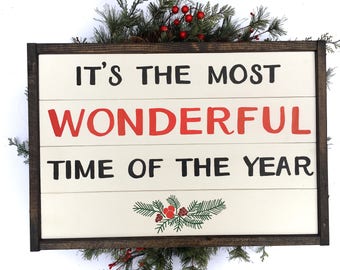 Large christmas sign | Etsy