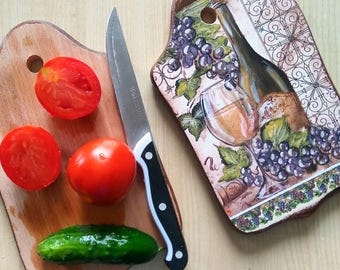 Rustic cutting board | Etsy