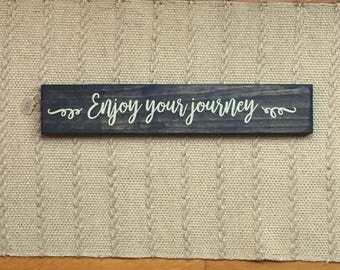 Enjoy sign | Etsy