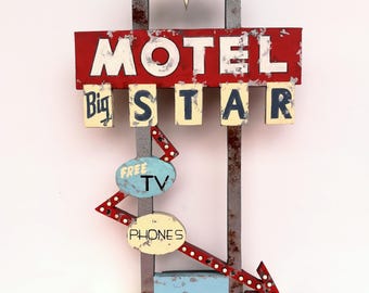 Vintage motel signs | Etsy