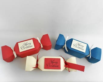 Christmas favor box | Etsy