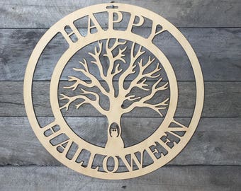Spooky tree decor | Etsy
