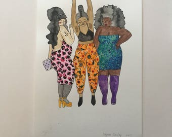 Body positive art | Etsy