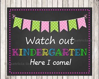 First day of school sign Stop crying mom chalkboard sign