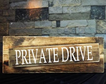 Driveway sign | Etsy