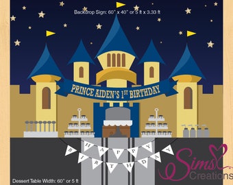 Castle backdrop | Etsy