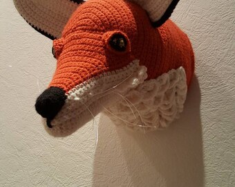 Crochet fox head | Etsy