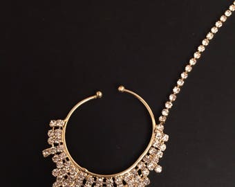 Nose ring chain | Etsy