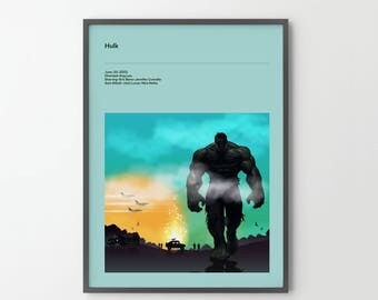 Hulk poster | Etsy