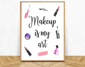 Makeup quotes | Etsy