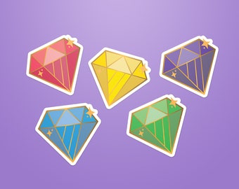 Gem stickers | Etsy