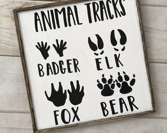Animal tracks | Etsy