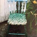 Funky hand-painted watermelon chair or stool
