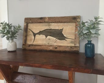 Marlin sculpture | Etsy