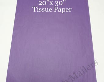 Purple tissue paper | Etsy