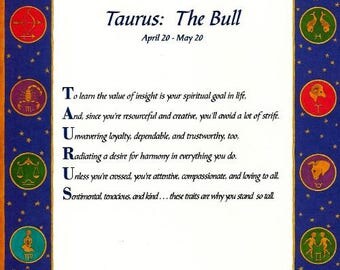 Acrostic poem | Etsy