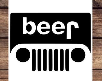 Beer decal | Etsy