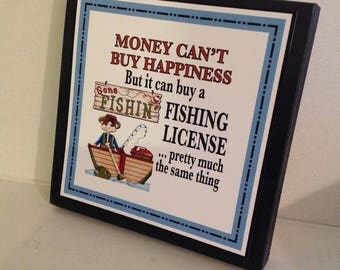 Funny fishing signs | Etsy