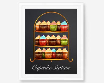 Cupcake table sign | Etsy
