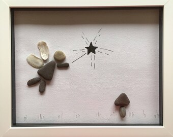 Pebble art picture | Etsy